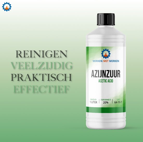 Azijnzuur 20% - Doos, 12x1 liter | bol