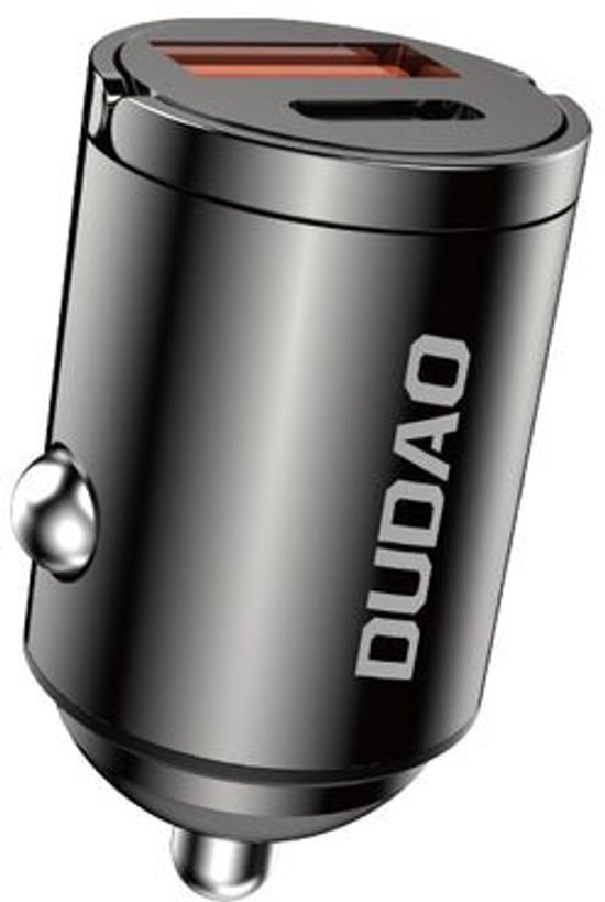 Dudao - R3MAX - 48W QC PD mini-autolader - zwart | bol