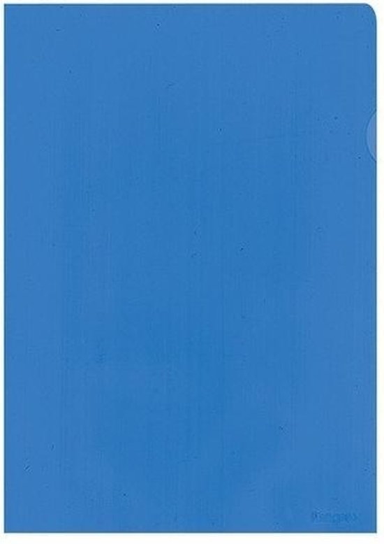 20x Insteekmap blauw A4 formaat 21 x 30 cm - Kantoorartikelen | bol.com