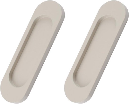 Ovale Schuifdeur Trekken 100mm - Aluminium Flush Pull Greep - Kasjmier ...