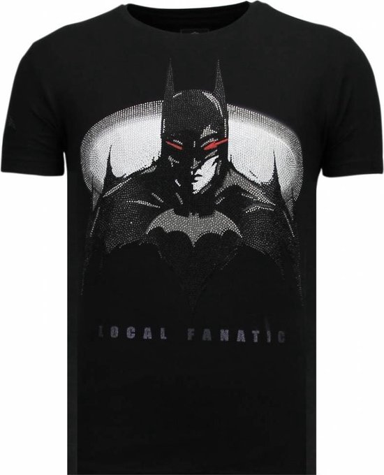 Badman - Rhinestone T-shirt - Zwart | bol