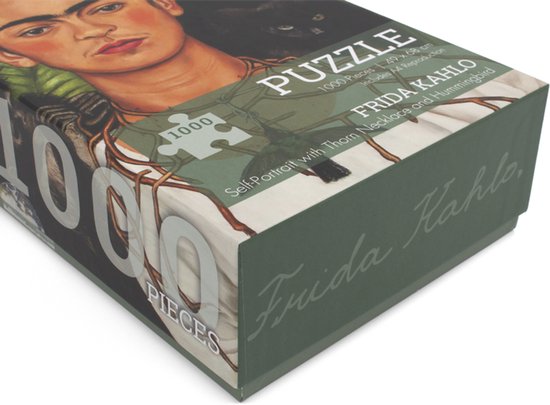 Legpuzzel, Kunst, 1000 stukjes, Frida Kahlo, Zelfportret Kolibrie | bol