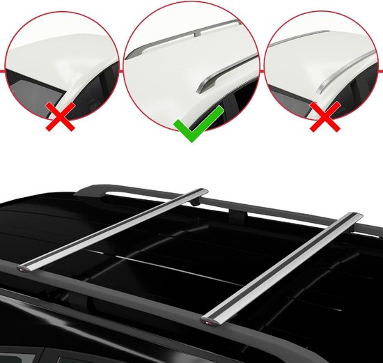 Dakdrager Dakrails voor Skoda Octavia 2 (1Z) 2004-2013 Aluminium Staven ...