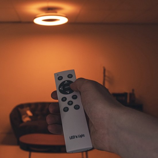 Proventa Premium Plafondventilator met LED lamp - Ø 60 cm - Zomer- en ...