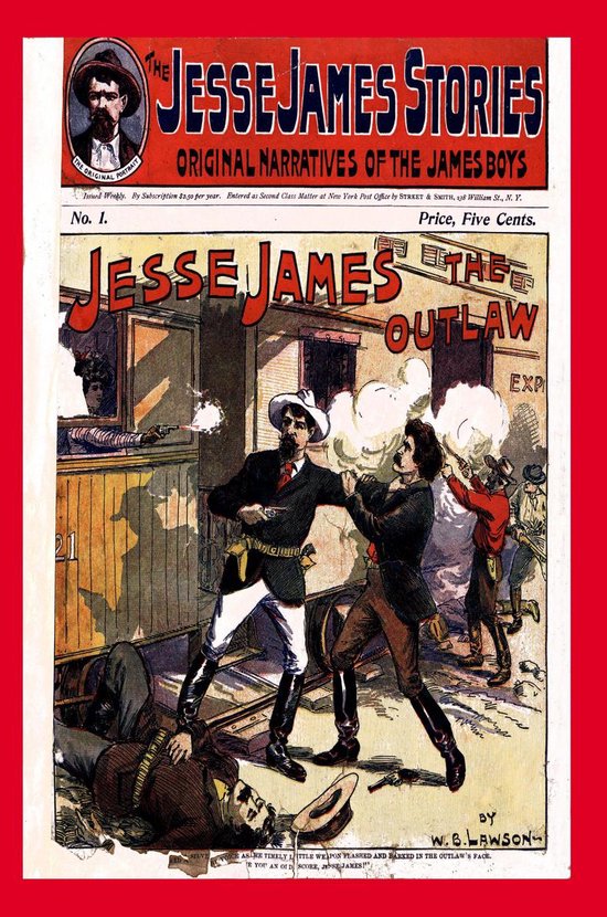 Jesse James Dime Novels 1 - Jesse James, The Outlaw (ebook), W. B ...
