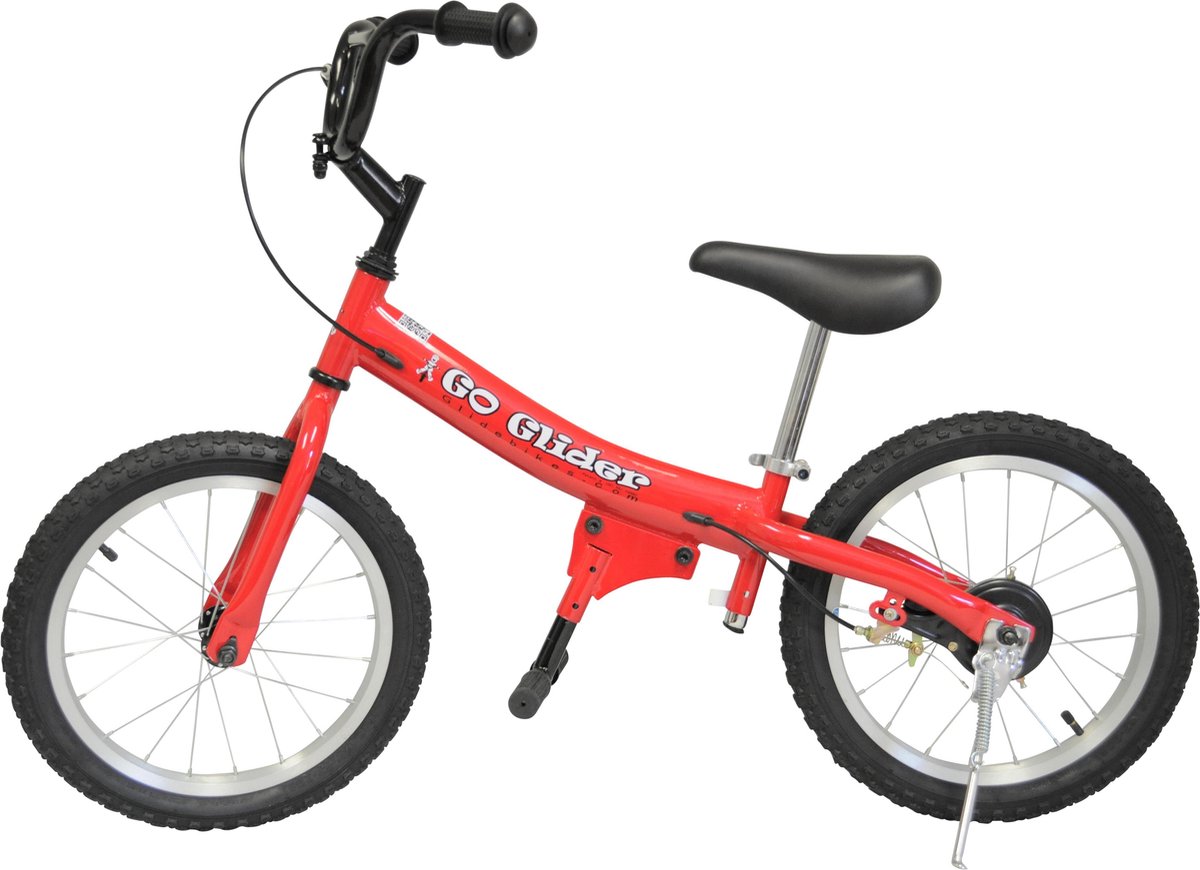 Glide Bike 16 inch loopfiets rood | bol.com
