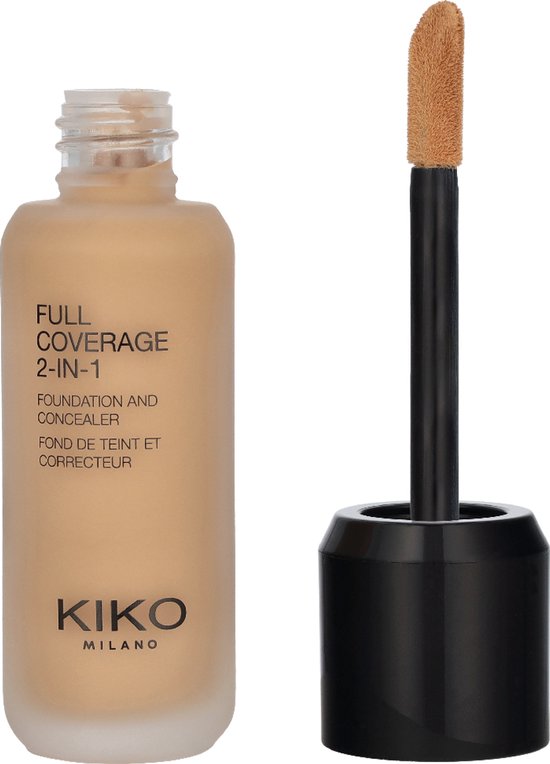 Kiko Milano Full Coverage 2 In 1 Foundation & Concealer 25 ml | bol