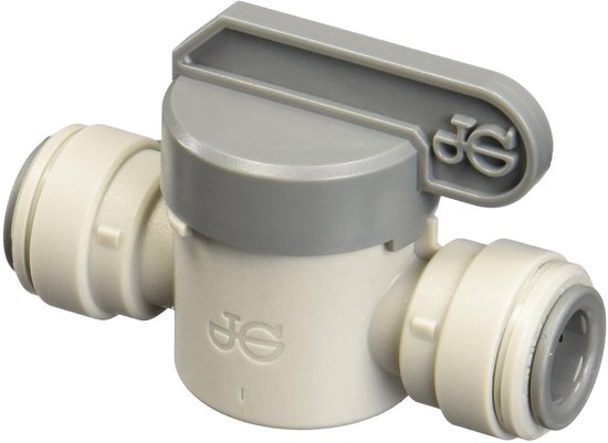 Afsluitklep Grijs 1/2 Inch OD Buis Push-In Fitting Acetaal | bol