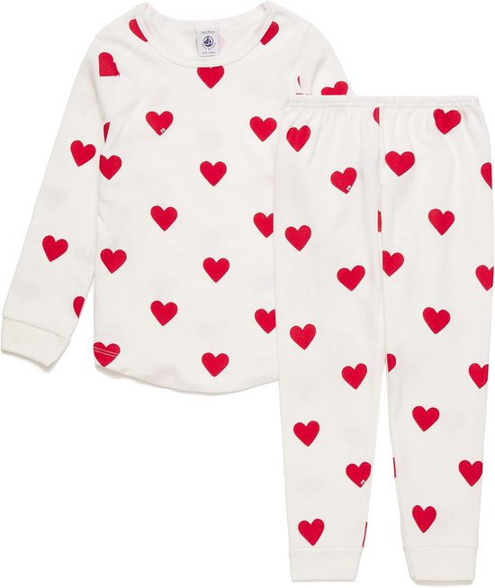Leuke Meisjes Pyjama met Hartjes - Maat 3 Jaar - Biologisch Katoen | bol