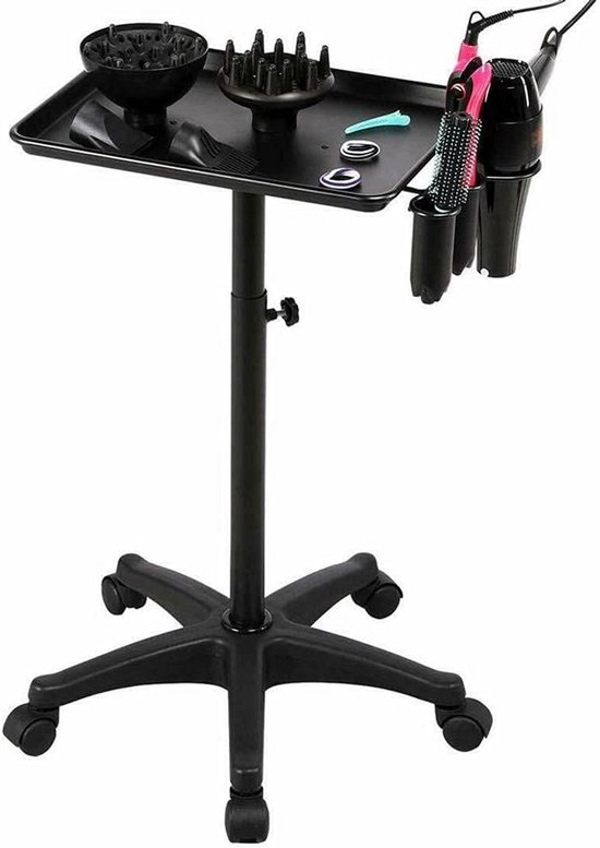 In Hoogte Verstelbare Salon Trolley met Wielen voor Kappers en Beauty ...