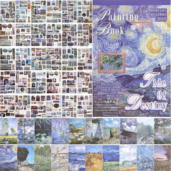 Vintage Washi Stickers & Scrapbook Papers voor Journaling en Knutselen ...