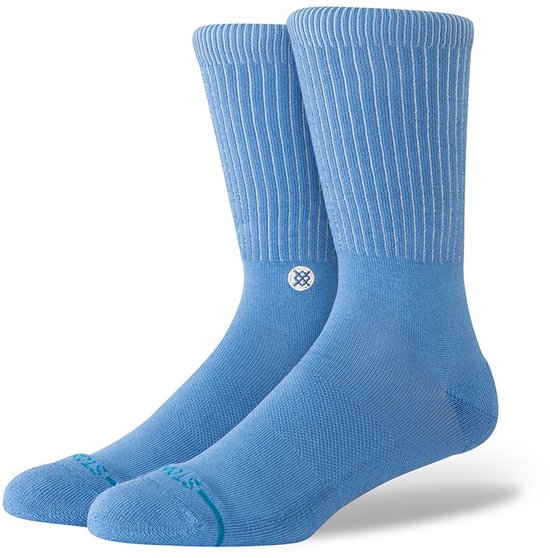 Stance heren casual sokken icon pop crew blauw | bol