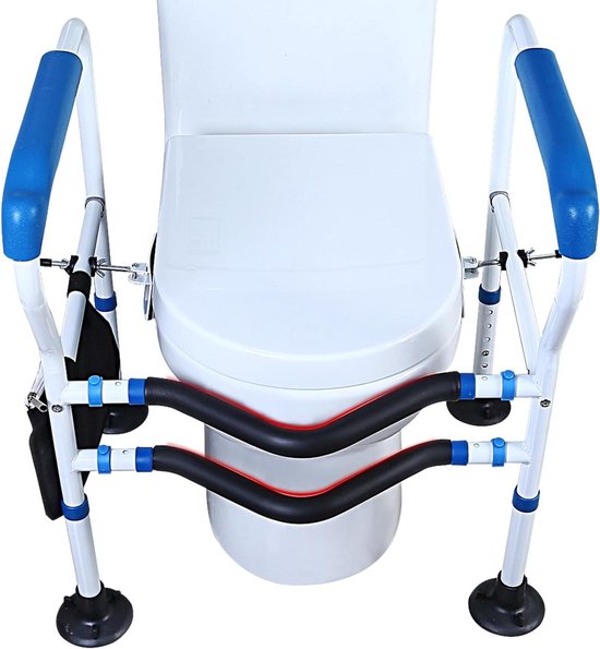Stand-up aid for toilet - Height and width adjustable toilet chair for ...