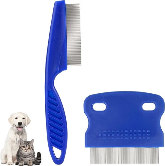 Allecto Plus - Luizenkam voor honden en katten | 2 stuks vlooien- en ...