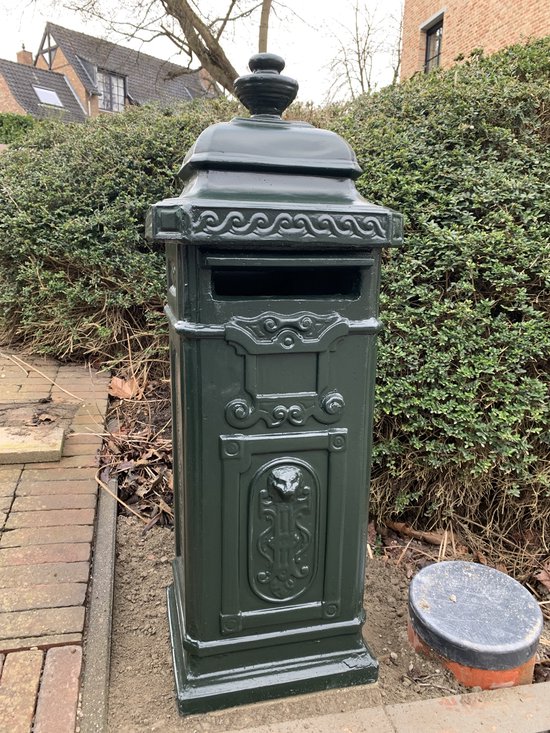 Postboxstore Vrijstaande Engelse Brievenbus | beton | groen | inclusief ...