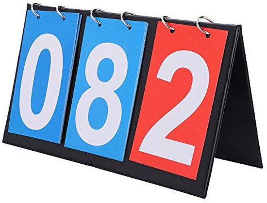 2/3/4 Digit Portable Flip Sports Scoreboard, Portable Table Top ...
