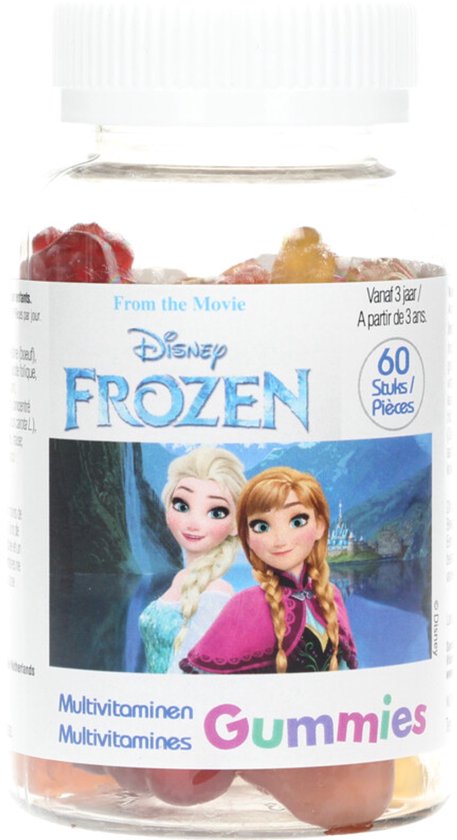 Disney Multivitamines Frozen - 2 x 60 gummies - Voordeelverpakking | bol