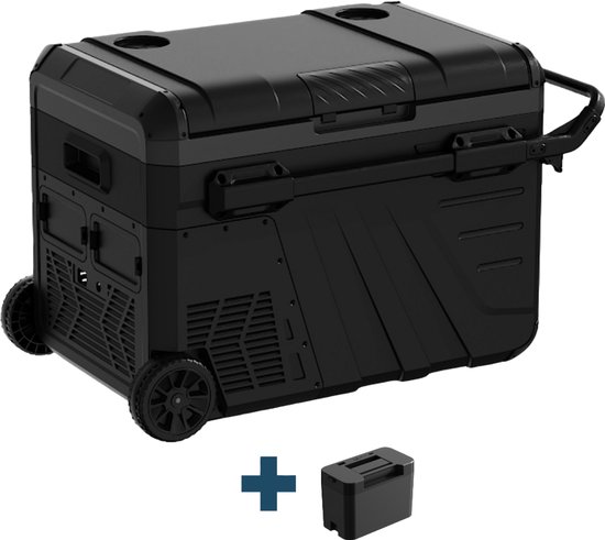 Evolar Elektrische Compressor Koelbox - 35L - 12V/230V - Inclusief Accu - Met Wielen &... | bol
