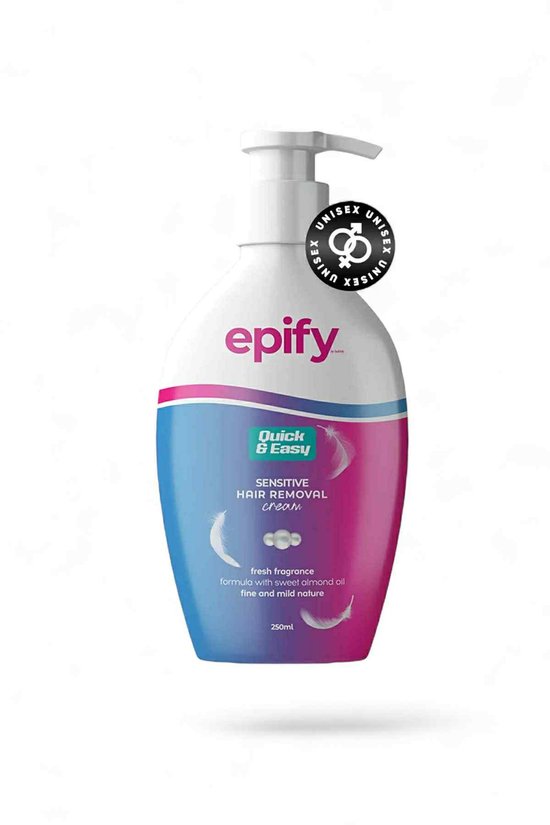 Epify Sensitive Hair Removal Cream - Ontharingscreme voor de gevoelige ...