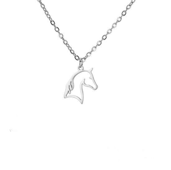 Akyol - ketting met een paard - horse - ketting hoefijzer - sieraden ...