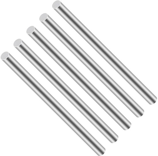 RVS ronde staafjes 304 - Ø 100 mm, Ø 6 mm - 5 stuks - Huis ...