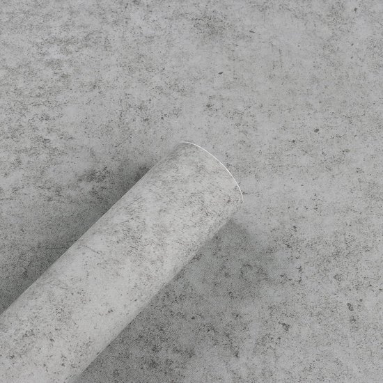 Grijs Behang voor Slaapkamer - Vintage Beton - 60 CM x 300 CM | bol
