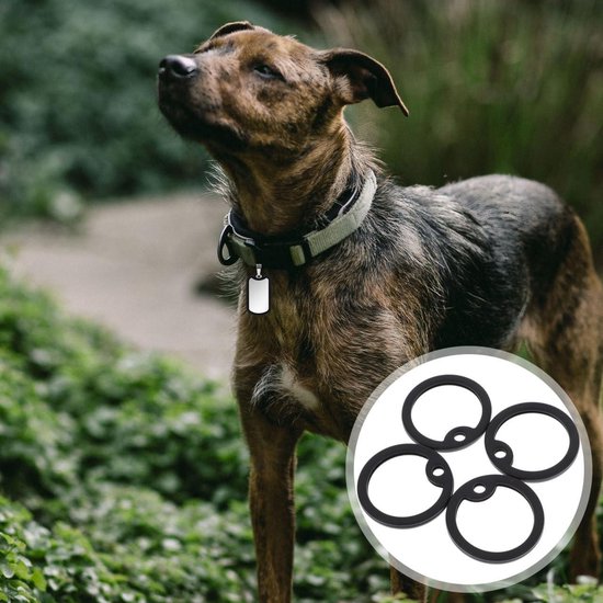 8 stuks geluiddempers voor militaire hond - Set van rubberen dogtag ...