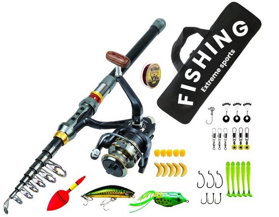 Dutchers® Werphengel 300cm met molen - 37-delige Telescopische ...