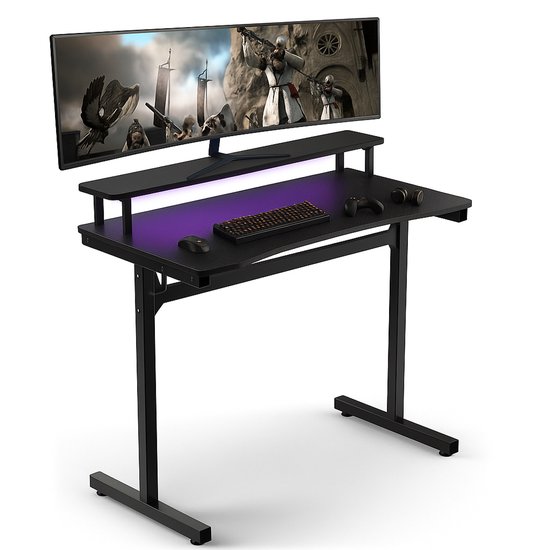 Bayt Game Bureau - Gaming Bureau - Gaming desk - Game Bureau met LED ...