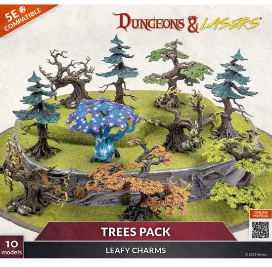 Dungeons and Lasers - TREES PACK - RPG Terrein - Roleplaying Games ...