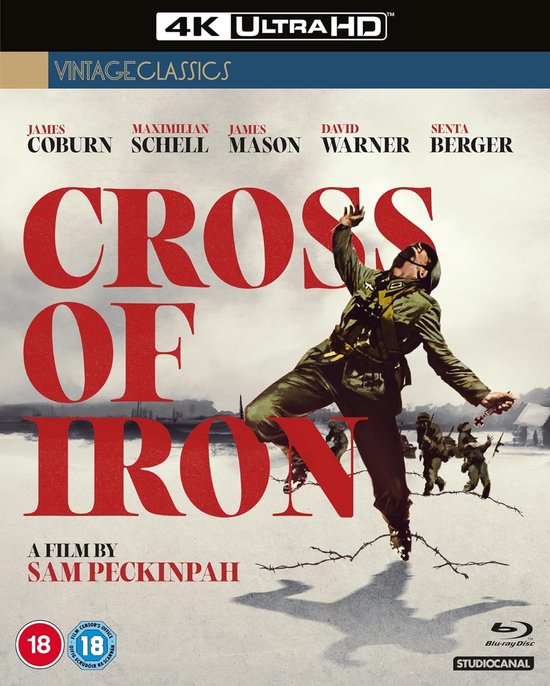 Cross of Iron (Vintage Classics) [4K UHD + Blu-ray] geen NL ondertiteling, James... | bol