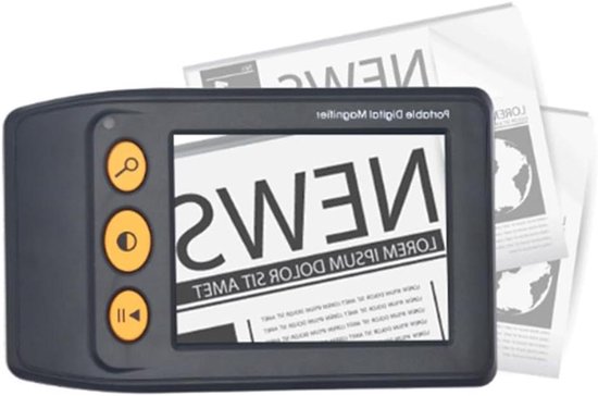 Smoakez - Loupe numérique portable pratique pour malvoyants avec 8 ...