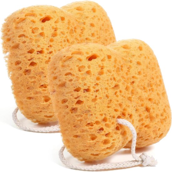 Allecto Plus - Bad sponsen set van 2 stuks voor zachte en diepe ...