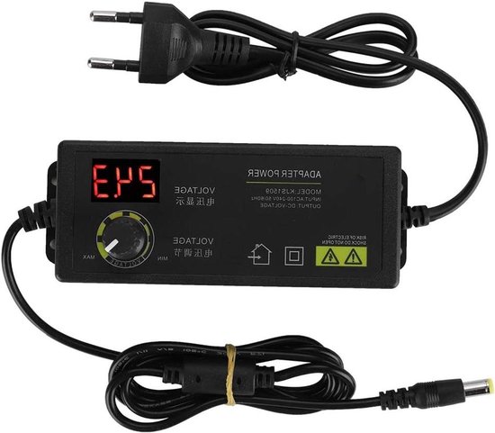 LED-display 9-24V 3A 72W Voeding Universele Voedingsadapter met Beveiligingen | bol