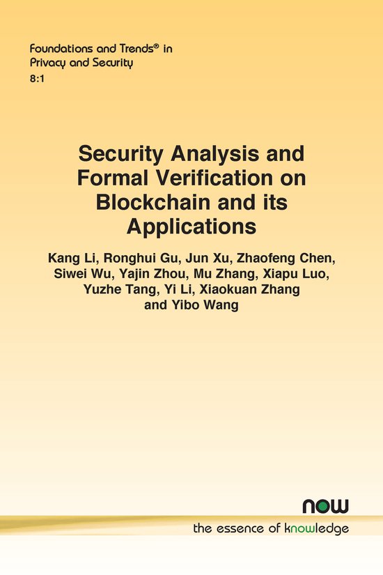 Foundations and Trends® in Computer Science- Security Analysis and Formal Verification... | bol