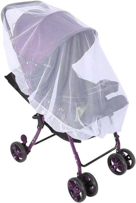 Allecto Plus - 1st Kinderwagen Muskietennet - Bug Net Buggy - Wit - Veilige... | bol