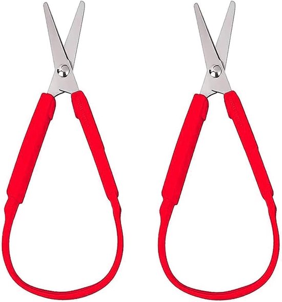 2 Pack Loop Schaar - Kinderen - Adaptieve Easy Grip Schaar voor ...
