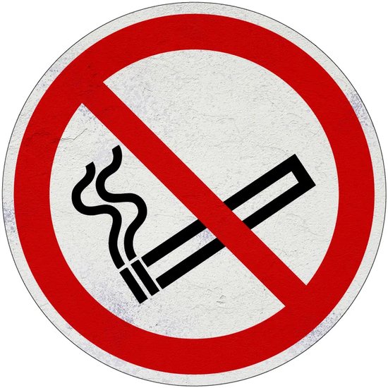 Niet roken verbodsbord - P002 - Sign Again - 40 cm | bol