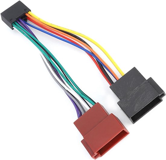 16 Pin ISO Adapter Kabel - Auto Stereo Radio ISO Bedrading Harness ...