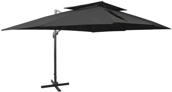 Dubbele Dak Parasol – Grote Parasol – Tuinparasol – Draaibare Parasol ...