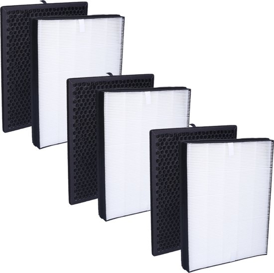 Sillar, HEPA filter, actieve kool filterset, voor luchtreiniger ...