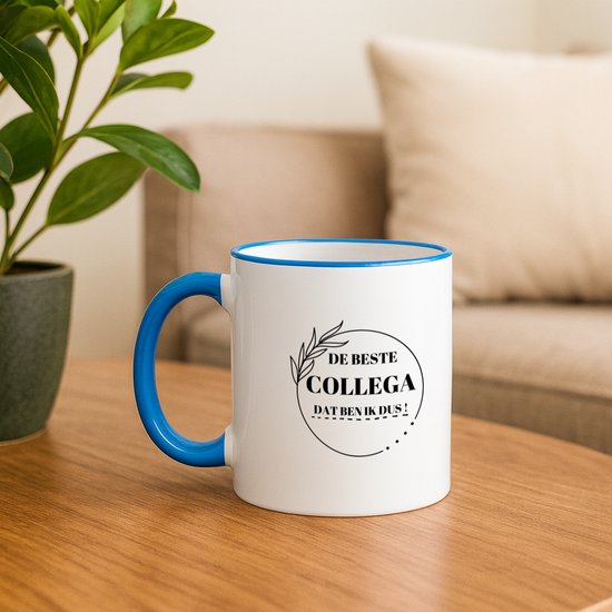 Hacebo® - de beste collega dat ben ik dus koffiebeker met gekleurde ...