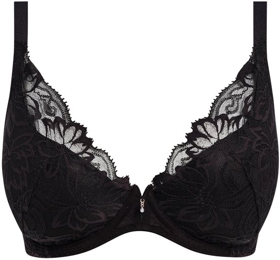 Wacoal Abellia Plunge Push-Up BH Black Zwart 80 C | bol