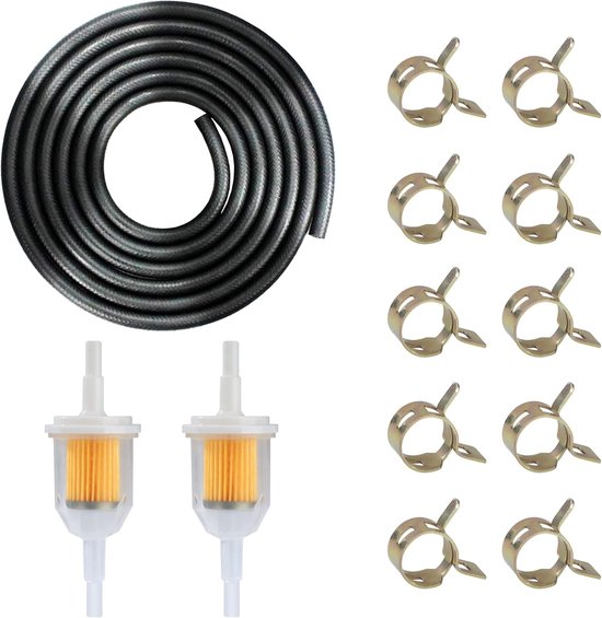Fuel Hose, Universal Kit, 6 mm, 2 m, Fuel Line with 6 mm/8 mm, Fuel ...