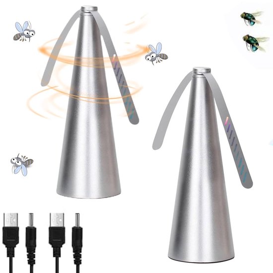 2 Stuks Ecologische Vliegenverjager Voor Op Tafel - Vliegen Verjagen ...