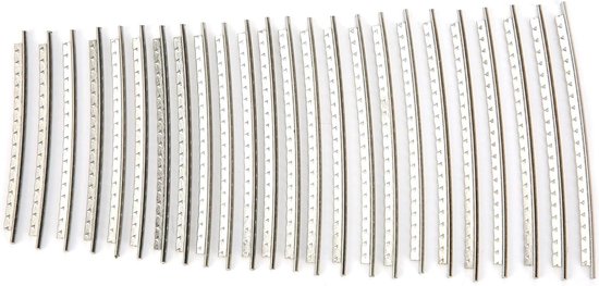 Allecto Plus - 24 stuks guitar fret wire set 2.7mm RVS fretwire vervanging - gitaar... | bol