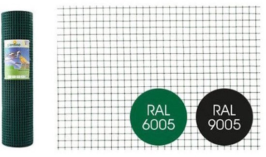 Giardino Gelast gaas Zwart 25,4/1.10 - 0,51m x 5m | bol