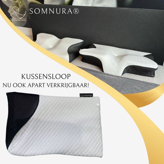 Somnura® Hoofdkussen voor slaapapneu - Tegen nek- & rugklachten - 2026 ...