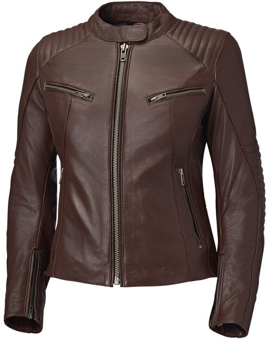 Held Robin Dames Dark Bruin Leren Motorjas - Maat 34 - Jas | bol