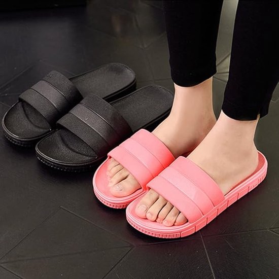 slippers - zomer - slide-slippers - badslippers - strand - indoor ...